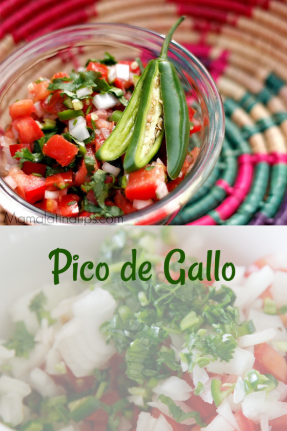Authentic Mexican Pico de Gallo Salsa • Mama Latina Tips
