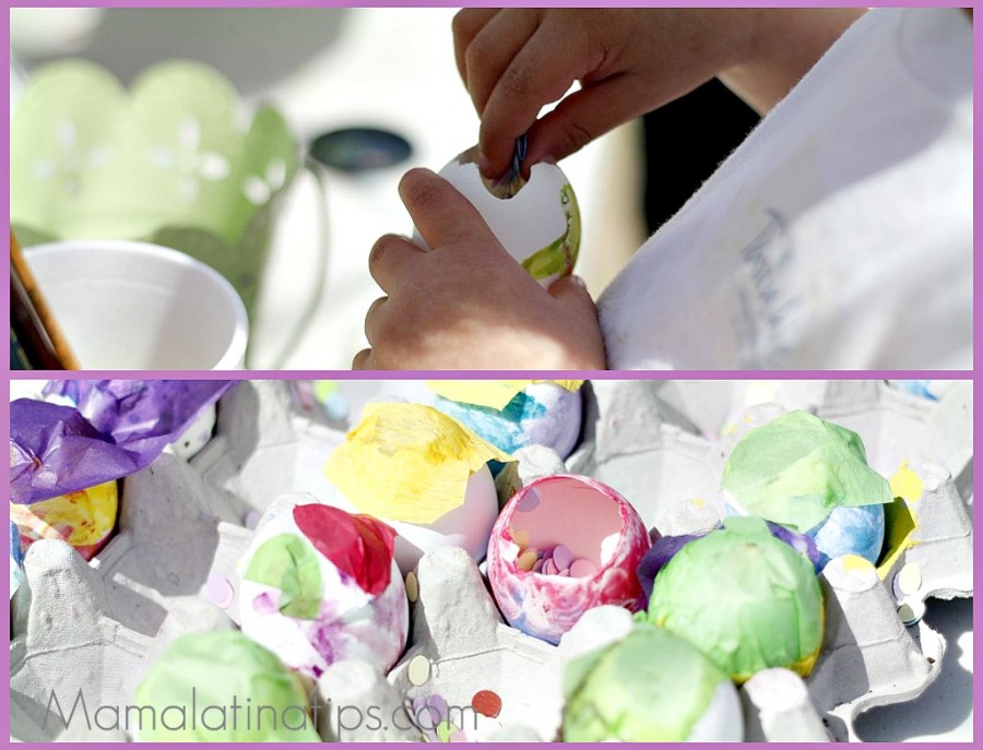 How to Make Cascarones - Confetti Filled Easter Eggs • Mama Latina Tips