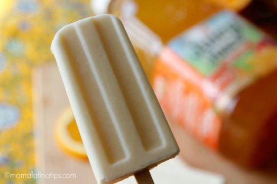 Orange-Tangerine-Mango-Cream Ice Pops • Mama Latina Tips