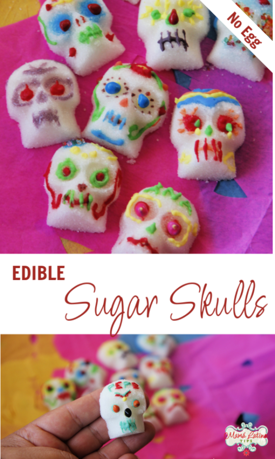 How To Make Edible Sugar Skulls for Day of the Dead • Mama Latina Tips