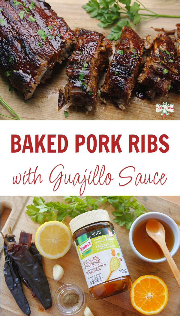 Pork Ribs with Guajillo Sauce • Mama Latina Tips