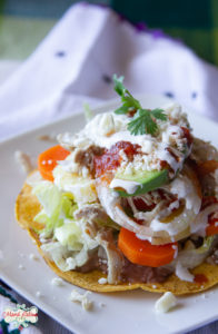 Como Hacer Tostadas de Pollo • Mama Latina Tips