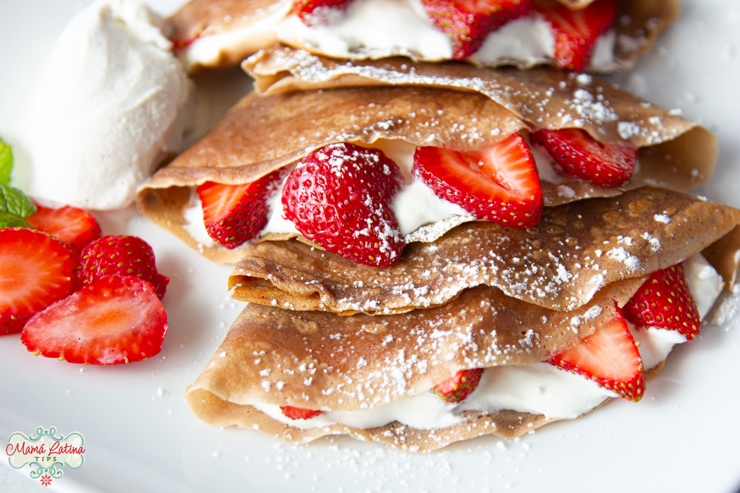Neapolitan Crepes • Mama Latina Tips