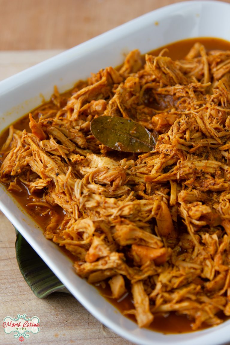 Chicken Pibil Tostadas • Mama Latina Tips