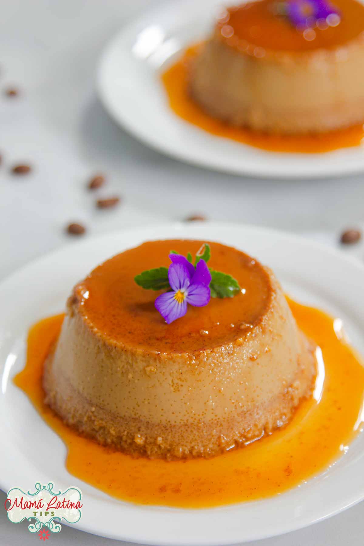 Creamy Coffee Flan Recipe • Mama Latina Tips